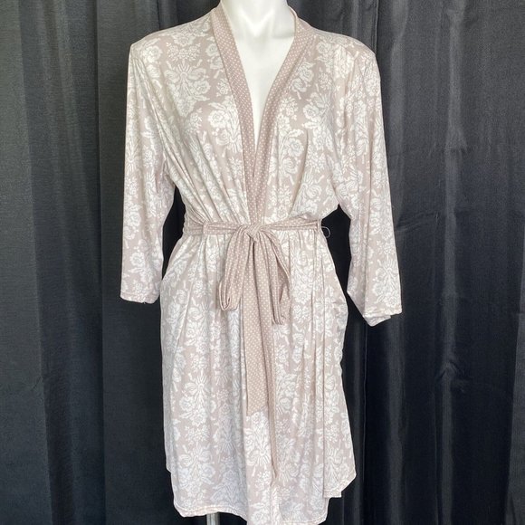 Laura Ashley | Intimates & Sleepwear | Laura Ashley Robe Dusty Rose ...